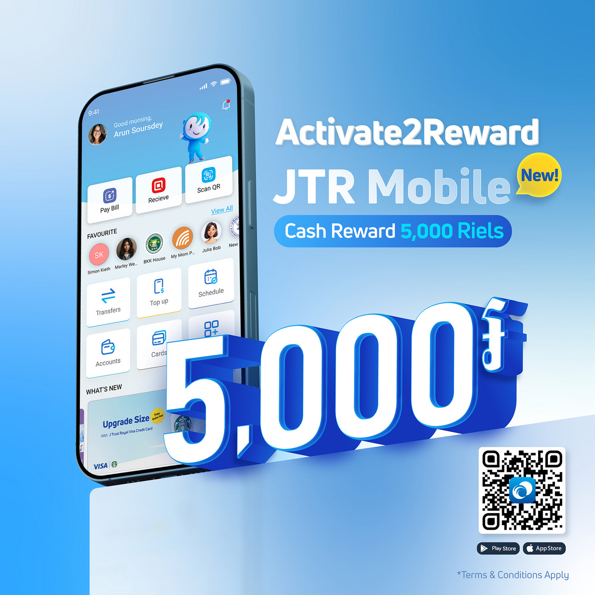 Activate 2 Reward with JTR Mobile!: J Trust Royal Bank
