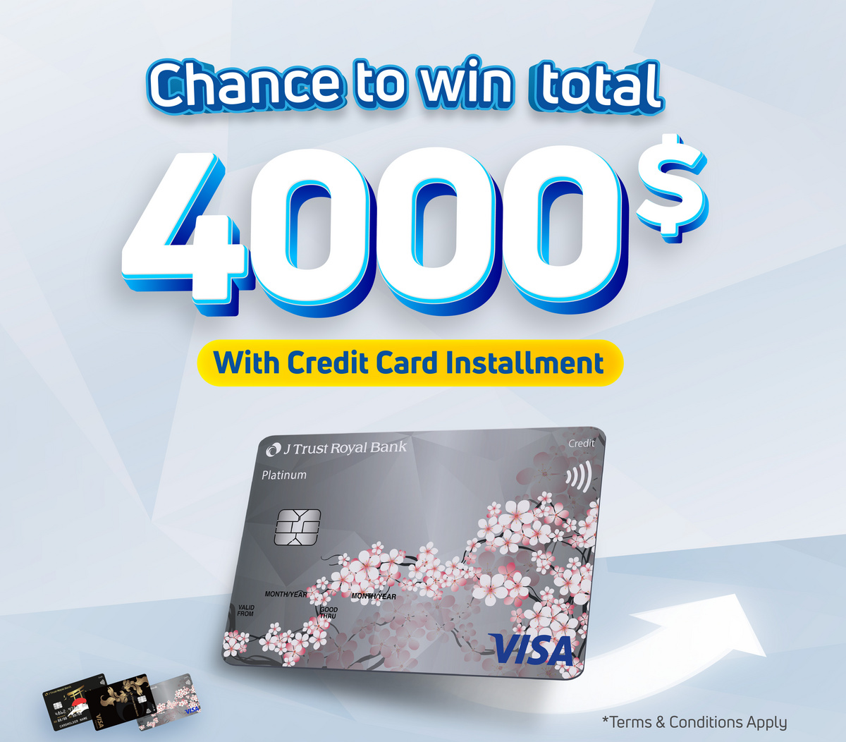 Chance to win a total of USD4,000 with Credit Card Installment Plan!: J ...
