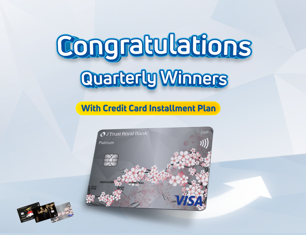 Congratulations to the winners of Credit Card Installment Lucky Draw: J ...
